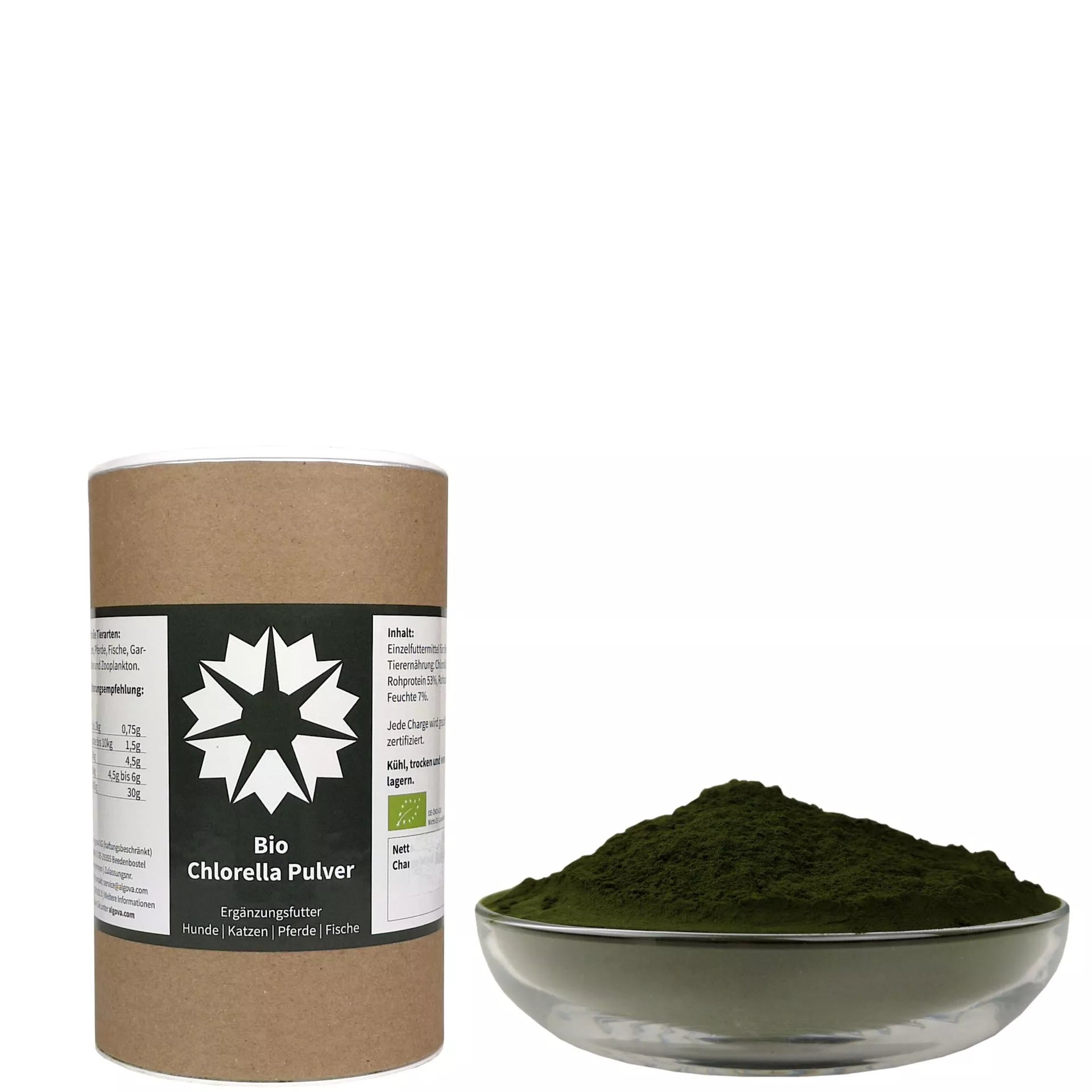 Bio Chlorella Pulver | Filtrierer-Futter für die Larvenaufzucht